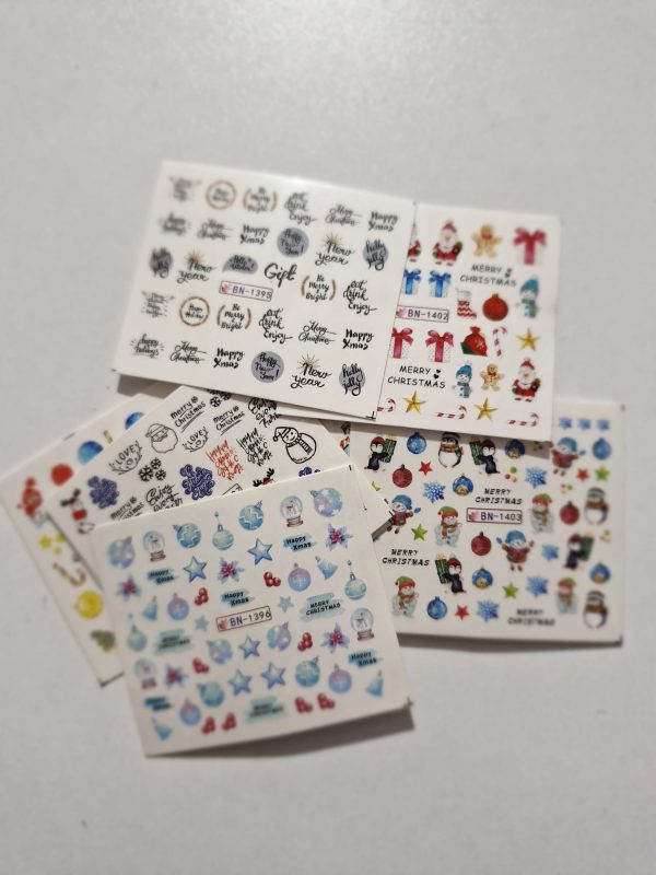 STICKER UNGHII motive iarna diferite modele – Venalisa